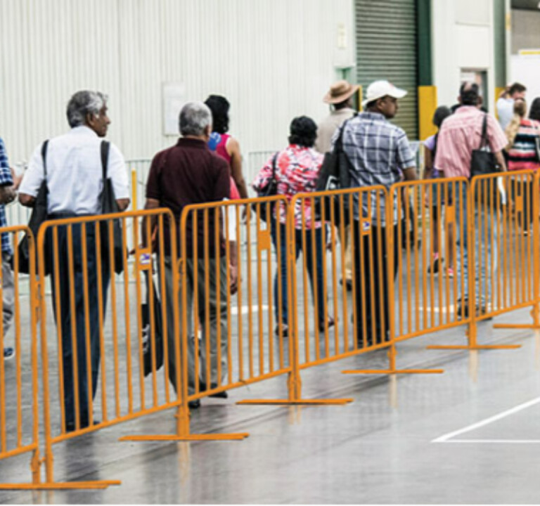 Crowded Control Fence